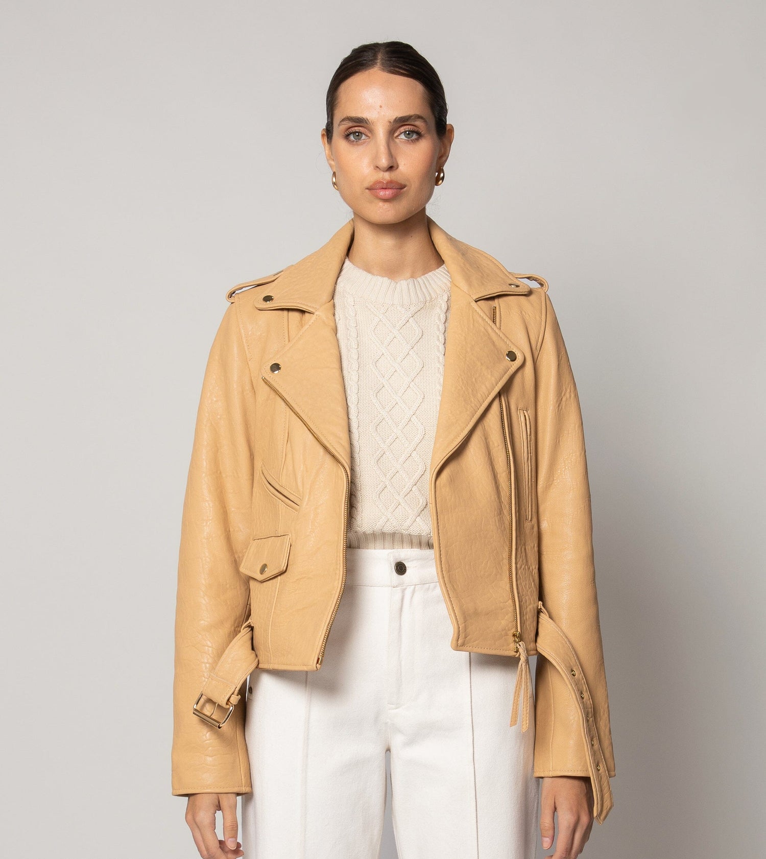 Shop the Asher Leather Jacket | Cleobella's Perfect Leather Jacket