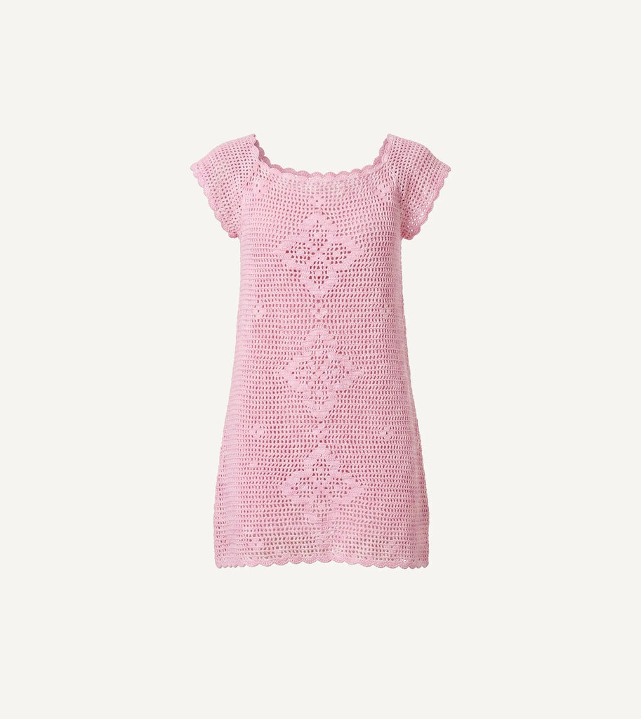 Clementina Mini Dress | Prism Pink – Cleobella